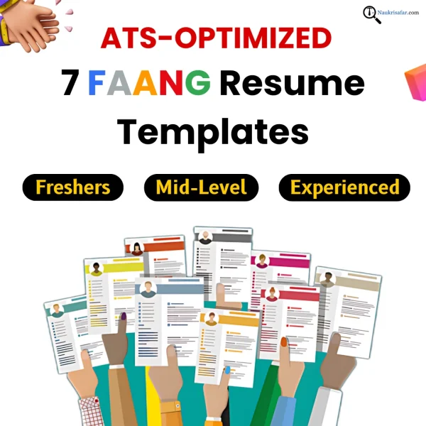 ATS-Optimized 7 FAANG Resume Templates for All Levels - Shop - Naukri Safar
